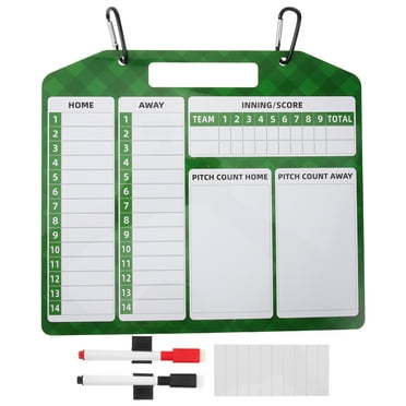 Elite Clipboards Dry Erase Baseball Coaches Clipboard | Double-Sided ...
