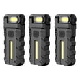 awjaisca 1/2/3Pcs 180 Degrees Rotating Head Flashlight Magnetic Dual ...