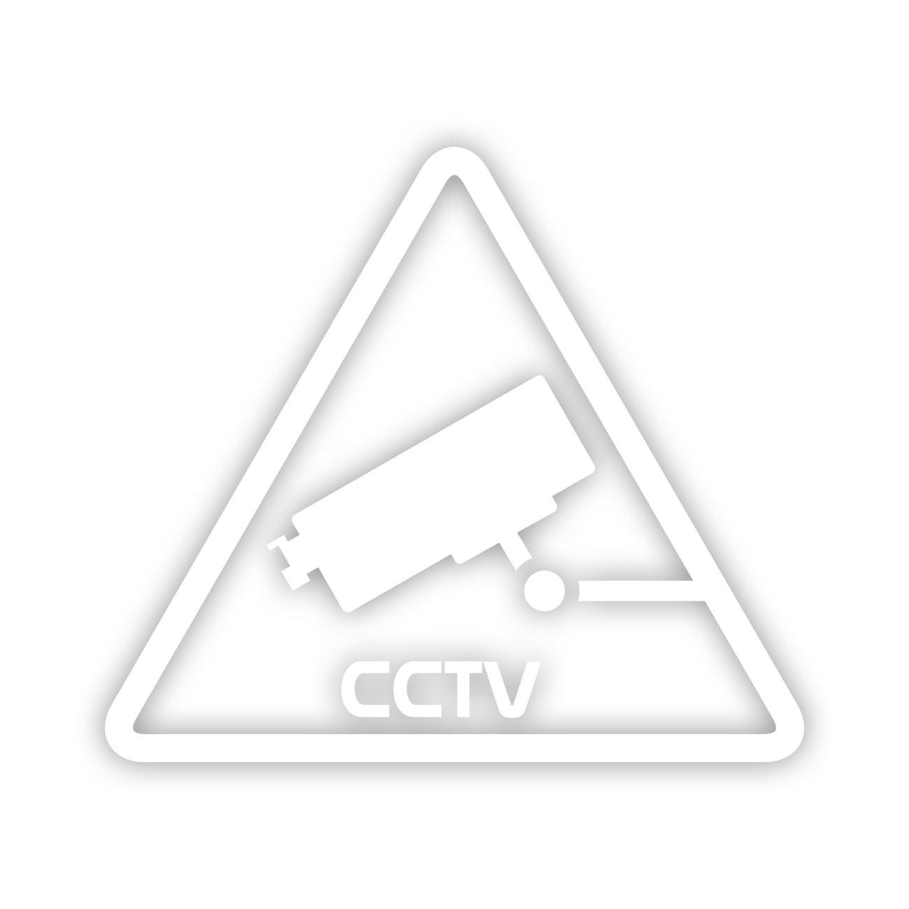 Video Surveillance CCTV Sticker Decal Die Cut - Self Adhesive Vinyl ...
