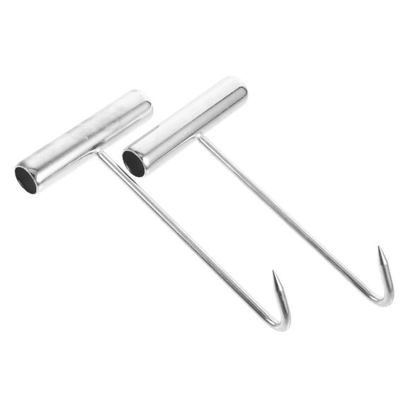 3.9'' Meat Hooks,10Pcs Stainless Steel Butcher Hook,Meat Processing for ...