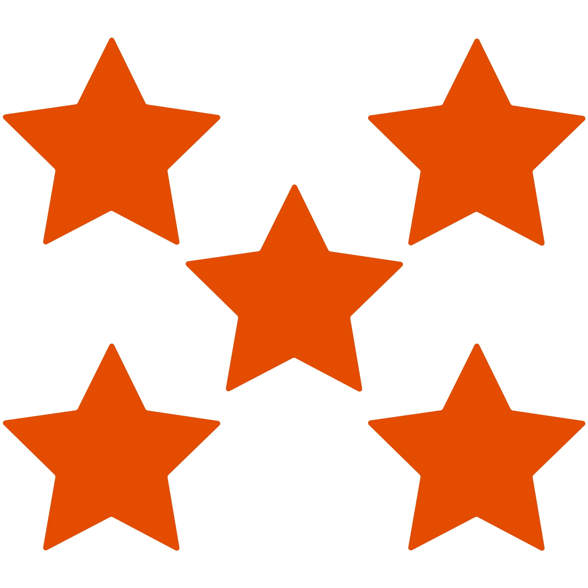 LiteMark Sensory Path Durable Vinyl Star Decals (8.5) - Walmart.com