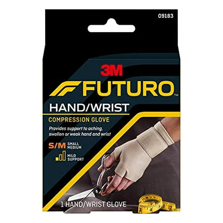 FUTURO Hand and Wrist Compression Glove, Provides Support and ...
