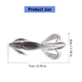 10Pcs Fishing Crawfishes Lure Soft Shrimp Baits Artificial Swimbait ...