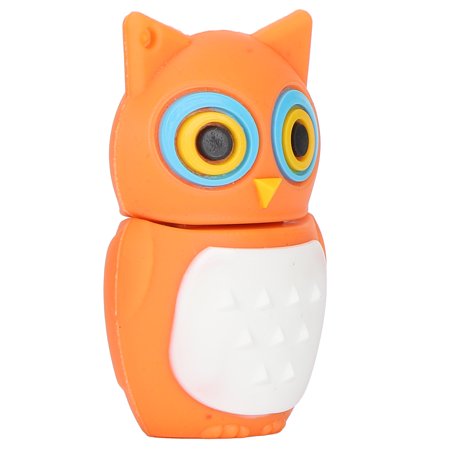ANGGREK USB Stick,Cartoon U Disk Orange Owl Appearance High Speed Bulk ...