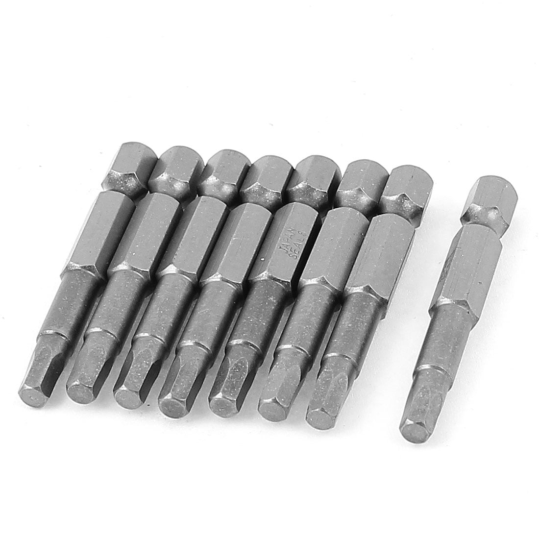 1/4" Hex Shank 50mm Long 4mm Tip Magnetic Hexagon Screwdriver Bit 8pcs | Walmart Canada