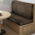 Leather Look RV Dinette Cushion Covers Stretch Camper Slipcovers for ...