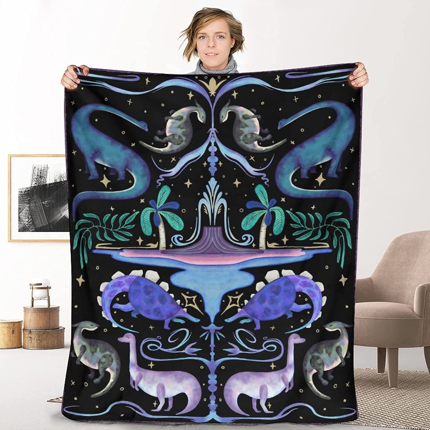 Dinosaur Blanket for Boys Girls Dino Throw Blanket 50"x60" Dinosaur ...