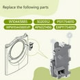 Washing Machine Door Lock WPW10443885 Washer Lid Lock Switches Washing ...