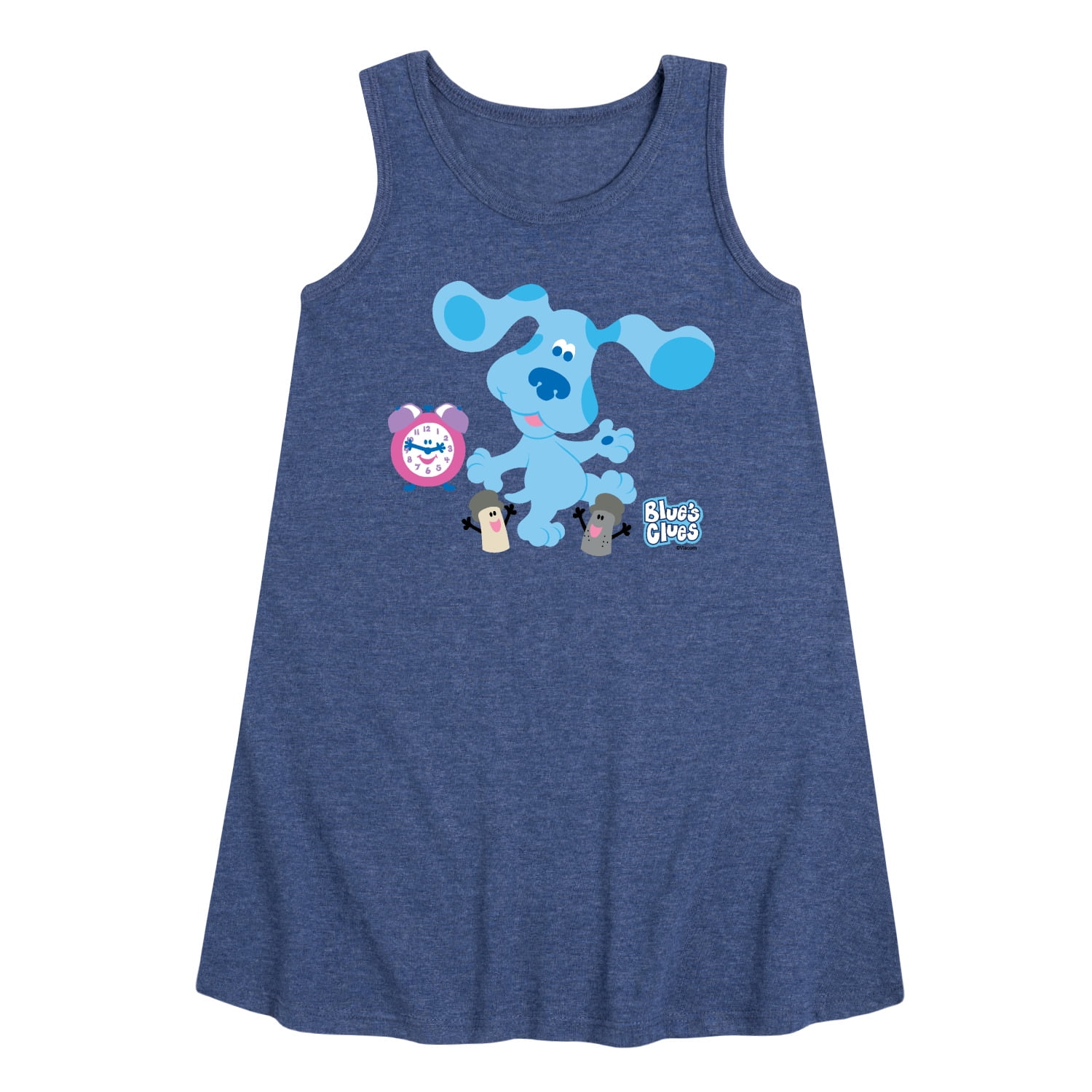 Blue's Clues & You! - Blue Clues Crew - Toddler and Youth Girls A-line ...