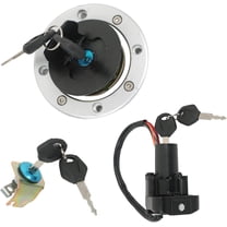 Genrics Ignition Switch Gas Cap Cover Seat Lock Key Replacement for ...