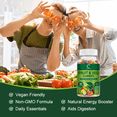 GPGP GreenPeople Fruit and Vegetable Gummies, Multivitamins, Fiber ...