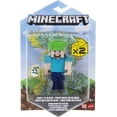 Minecraft 3.25-inch Craft-A-Block Figures, Authentic Pixelated Design ...