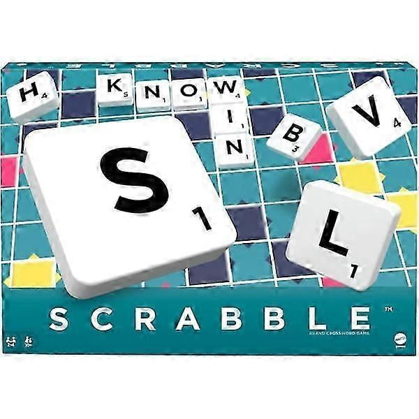 Classic Scrabble, Original Crossword Board Game, Family Board Game ...