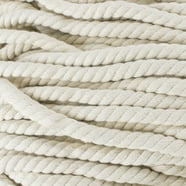 Super Soft 3 Strand Twisted Cotton Rope - Multiple Colors to Choose ...
