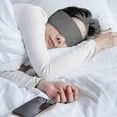 Music Sleep Headband with Earphones 3.5mm Wired Soft Elastic Travel ...