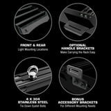 Tyger Auto Roof Rack Compatible with 2005-2023 Toyota Tacoma Double Cab ...