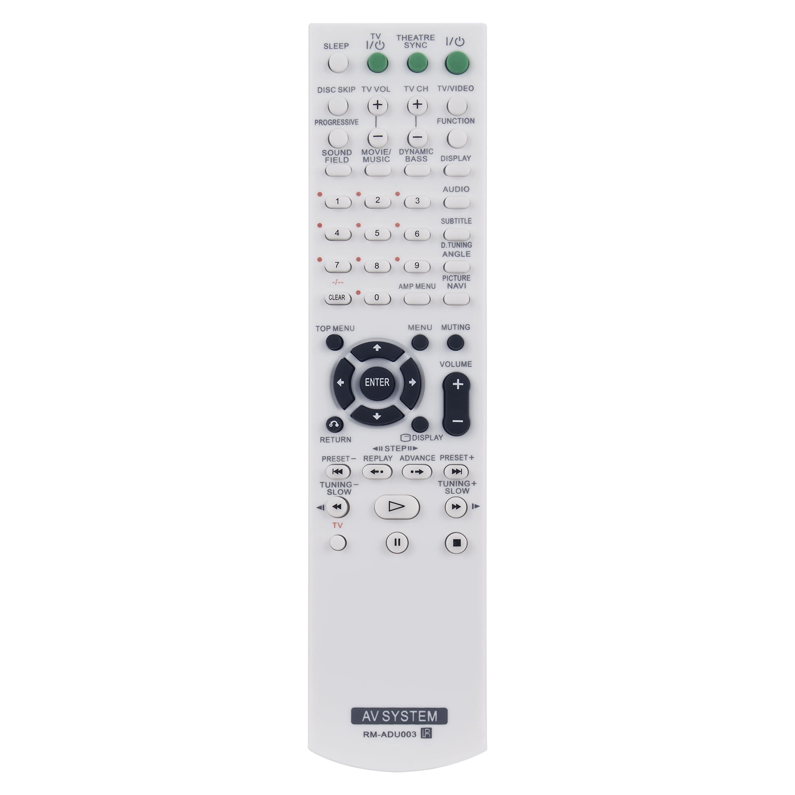 New RM-ADU003 Remote Control For SONY AV system DAV-DZ120 DAV-DX155 DAV ...