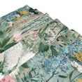 Bath Curtain & 60x72in Non-Slip Bath Mat Set 12-Grommet Shower Curtain ...