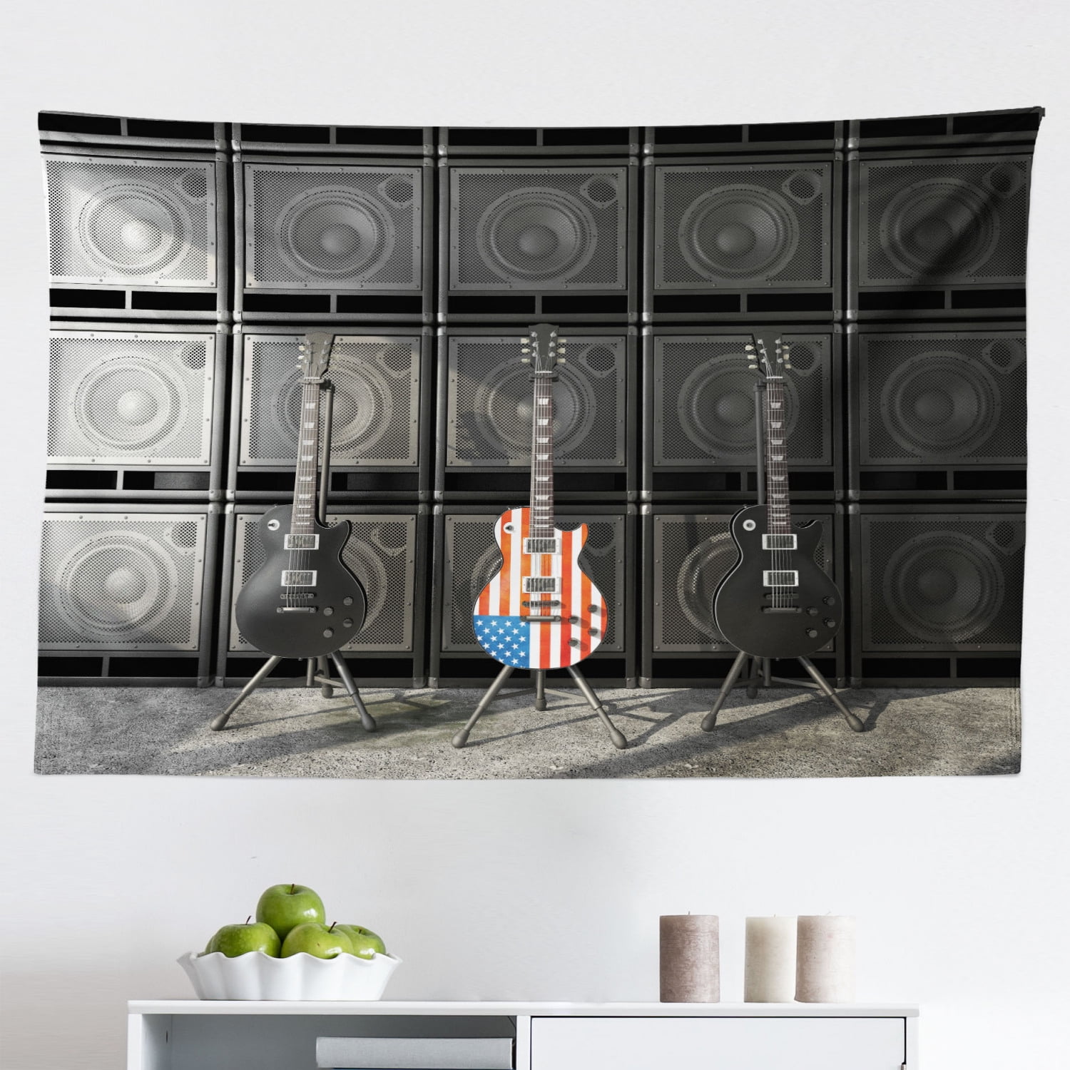 American Flag Tapestry, USA Eagle Grunge Effect 4th of July USA Country ...