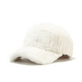 Gsakboxl Solar Fan Hat Unisex Thick Lamb Wool Plush Lined Warm Winter ...