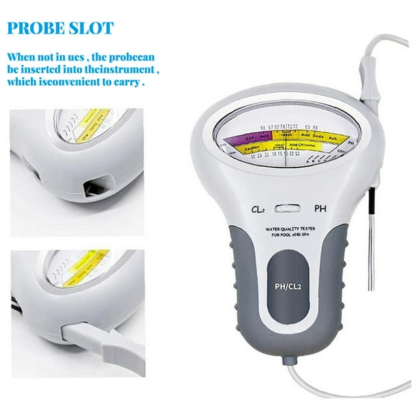 Swimming Pool PH Tester Mini Drinking Water Automatic Saltwater Pools ...