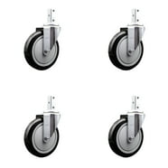 MJM International R-5HD Replacement 5" Heavy duty casters, set of 2 ...