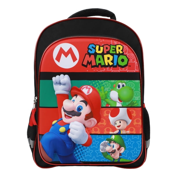 Super Mario Bros. Logo Characters 16" Kids Backpack - Walmart.ca