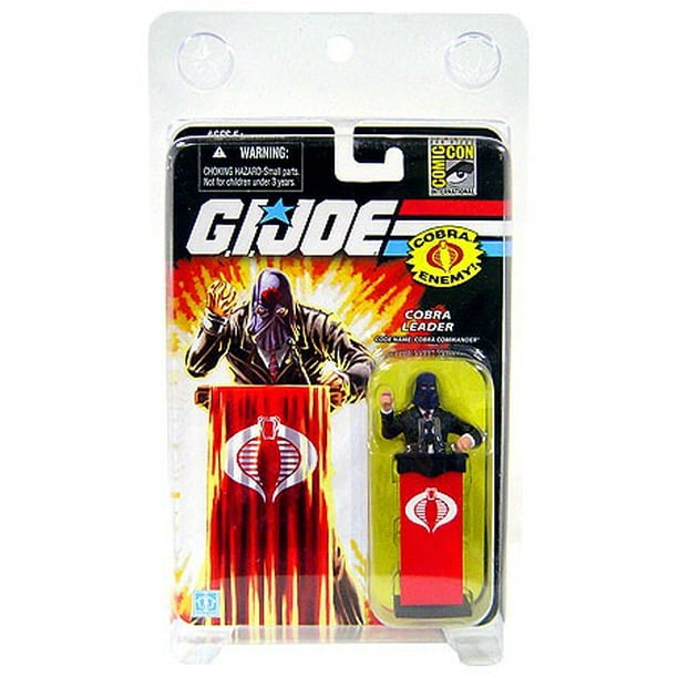 GI Joe Cobra Leader Action Figure [Black Suit] - Walmart.com - Walmart.com