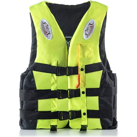 Swim Life Jacket, Life Vest for Adults, Water Sports High Visibility ...