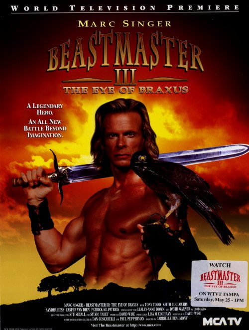 Beastmaster III: The Eye of Braxus - movie POSTER (Style A) (27" x 40 ...
