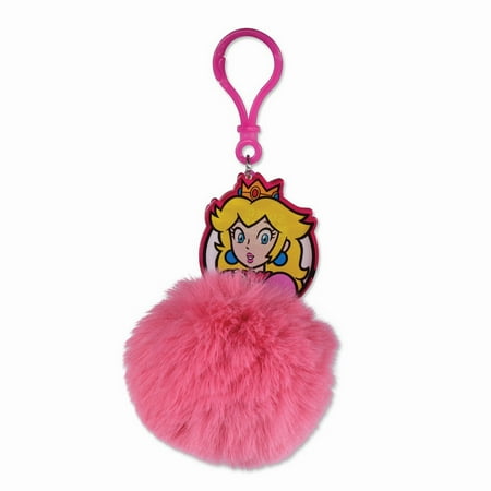 Super Mario Pom Pom Princess Peach Keyring - Walmart.ca