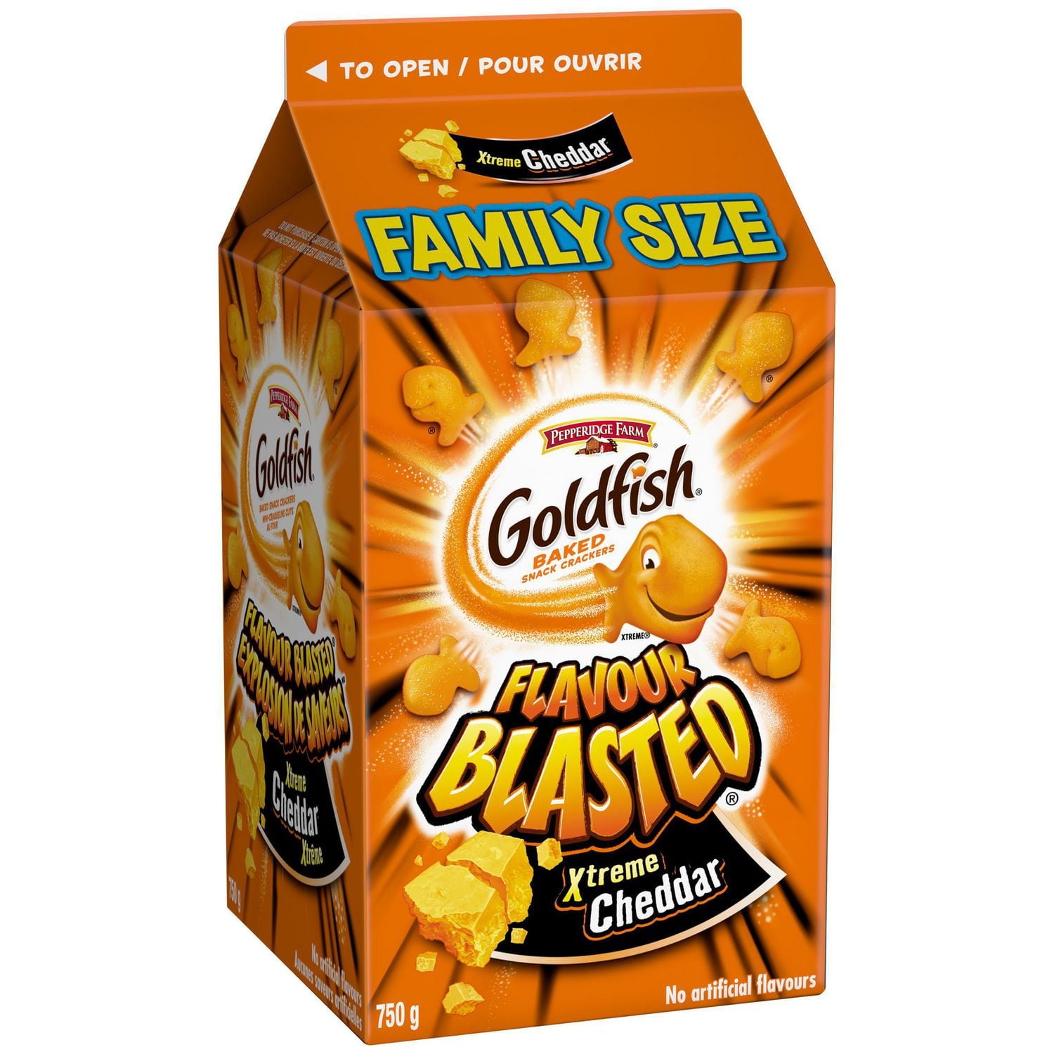 Click here for Goldfish Flavour Blasted Xtreme Cheddar Family Pac... prices
