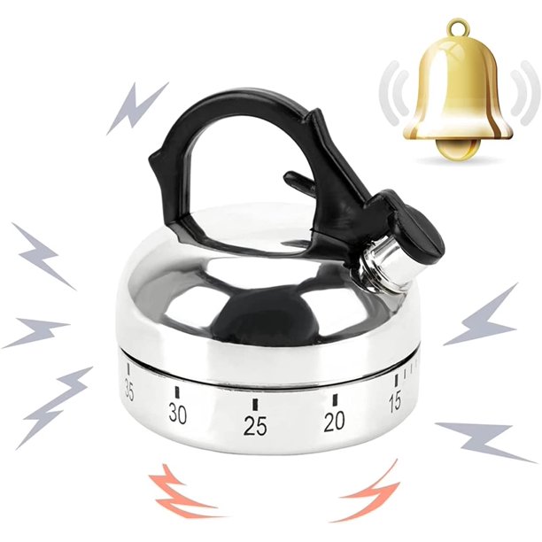SHAR Mechanical Egg Timer, 60 Minute Kitchen Timer Counter, Manual ...