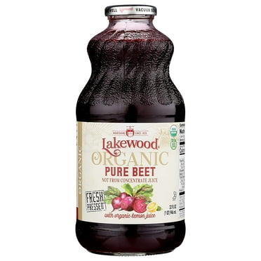 Lakewood Organic Pure Beet Juice, 32 Fl Oz - Walmart.com