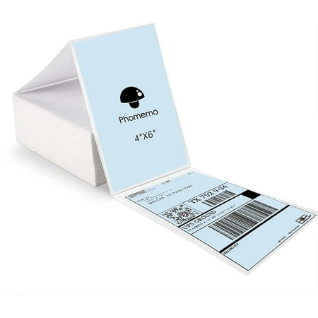 ZMLEVE Blue Shipping Labels- 4X6'' Thermal Shipping Labels -Fan-Fold ...