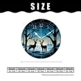 14 Inch Wall Clock Battery Operated Silent Clock Decorative for Office ...