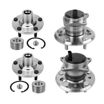 AutoShack Front & Rear Wheel Bearing and Hub Repair for Toyota ...