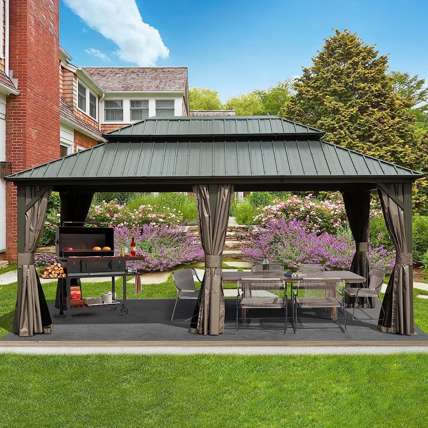 Click here for Domi Outdoor Living Domi Outdoor 12x18 Ft Hardtop... prices