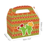 24 Pack Party Favor Boxes, Mexico Cactus Gift Treat Bags, Gable Boxes ...