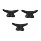 Zeckos Black Cast Iron Nautical Boat Cleat Drawer Pulls Set of 6 ...
