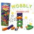 Wobbly Worms 24-Piece Tower Balancing Board Game with Dice - Ideal ...