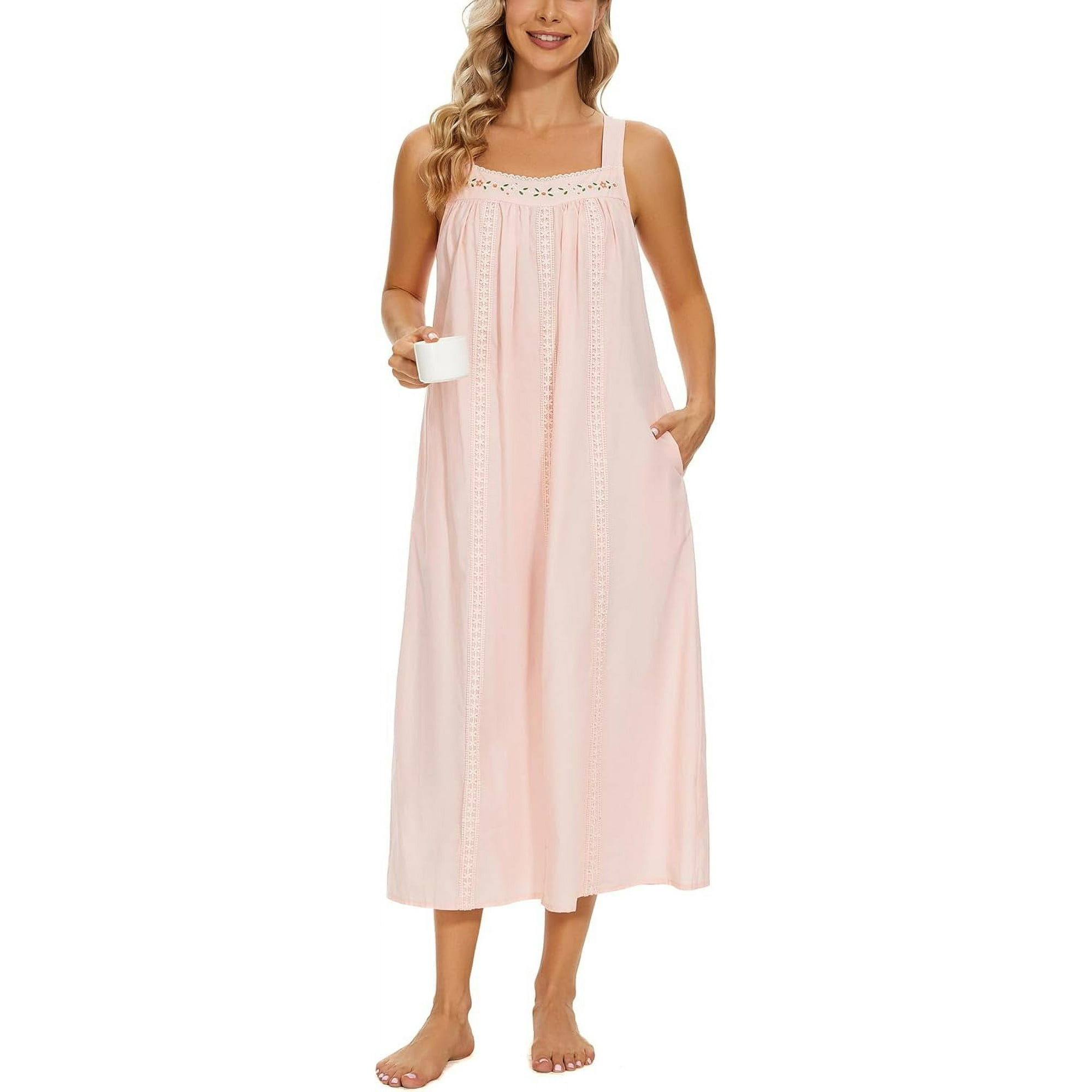 Click here for Ffiy Cotton Nightgowns For Women Embroidery Sleeve... prices