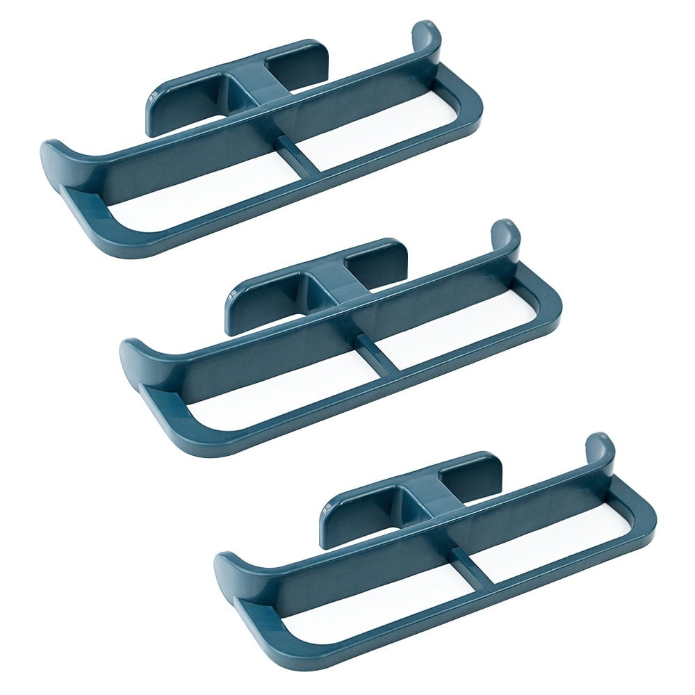 Wall Mounted Shoes Rack 3Pack with Sticky Hanging Strips, Plastic Shoes ...