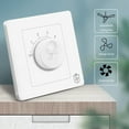 ZUARFY Variable Speed Wall Control Speed Adjuster for Ceiling Fan, Dial ...