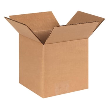 5" x 5" x 5" Cube Cardboard Corrugated Boxes, 65 lbs Capacity, ECT-32 ...