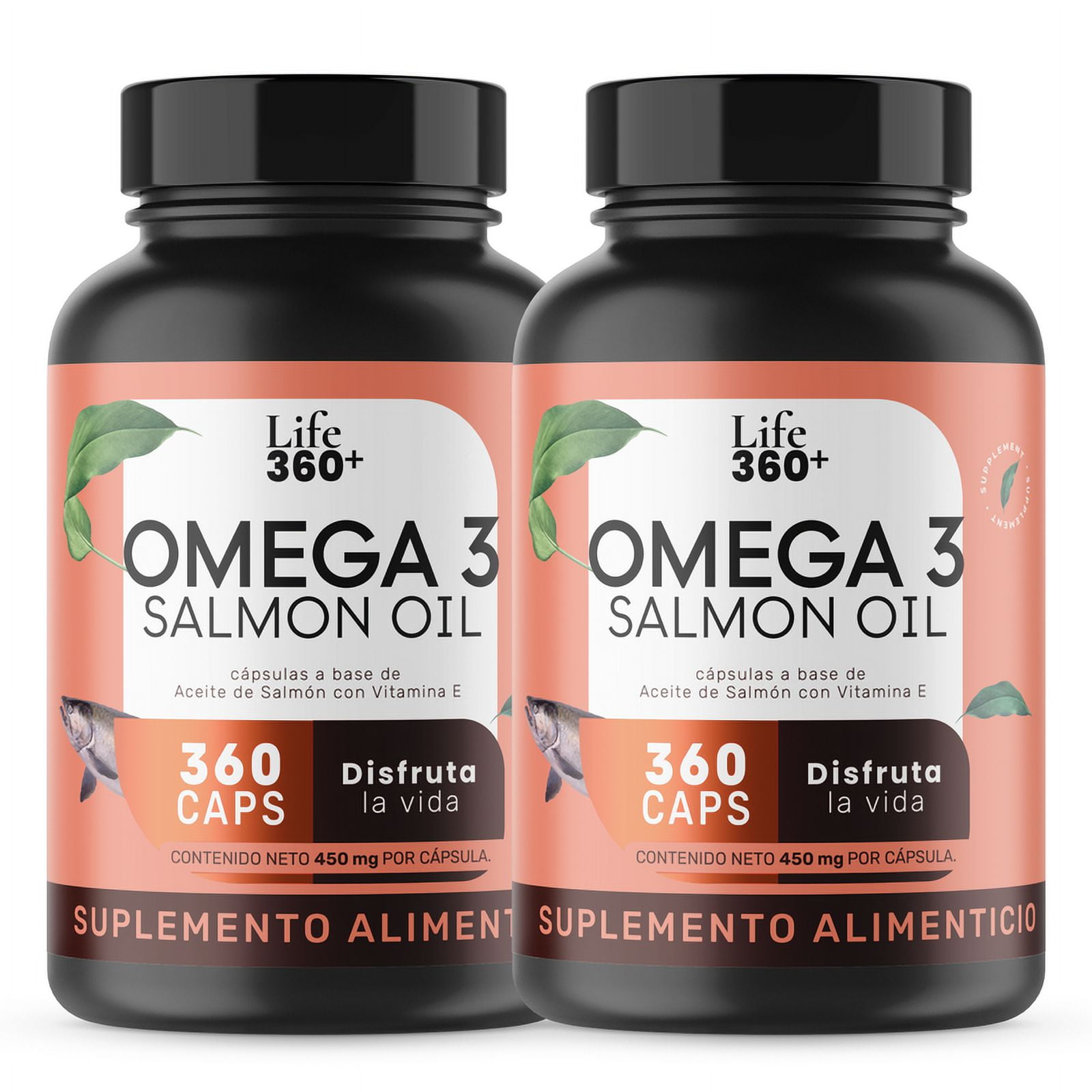 Suplemento Alimenticio Life360+ Omega 3 Salmon Oil Salud Cardiovascular ...