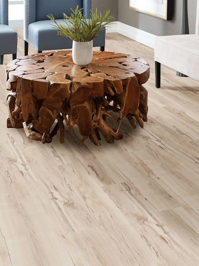 Clarity Plus 20, 7 in. x 48 in. Color Riverbend Oak, Luxury Vinyl Plank ...