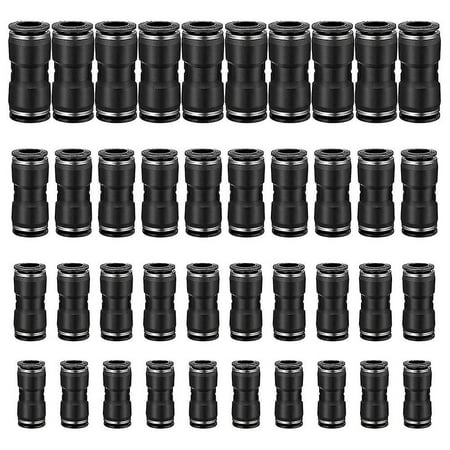 40 Pieces Straight Push Connectors,push To Connect Fittings Kit Quick ...