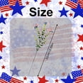 YMMB 1Pc Red White and Blue Flowers, Artificial Flowers for Outdoors ...