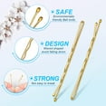 Large Bobby Pins Blonde, 2.75" Jumbo Hair Pins Blonde Long bobby Pins ...